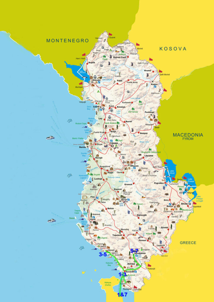 7-daagse fly & drive in zuid-Albanië | Travelling Albania
