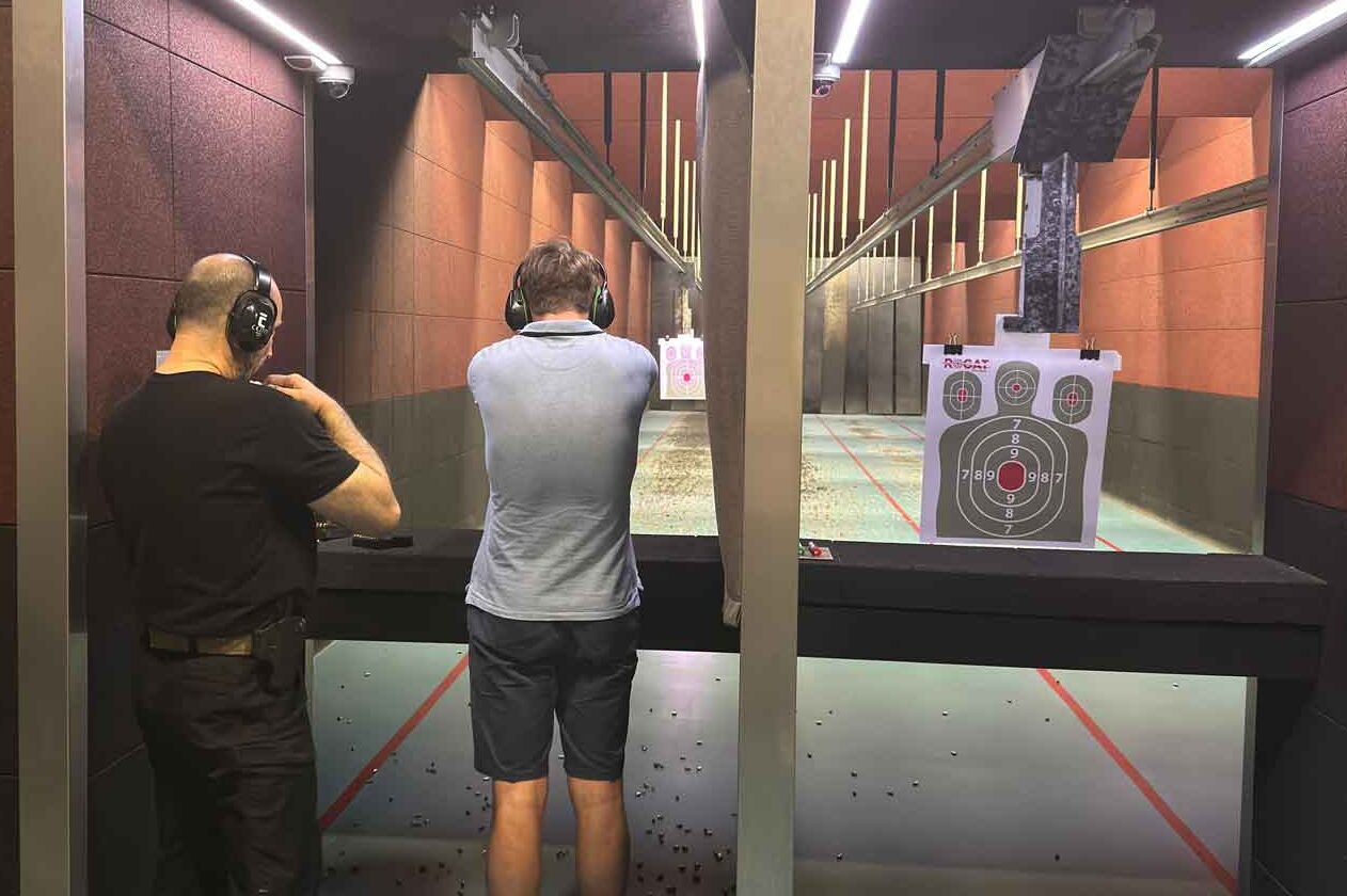 Schietbaan in Tirana - Travelling Albania